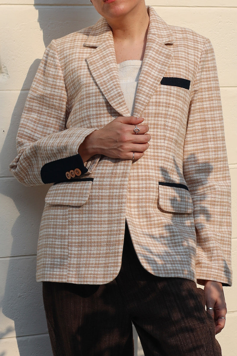 Women's Relaxed-fit Blazer (Pre-order)' – folkcharm_shop